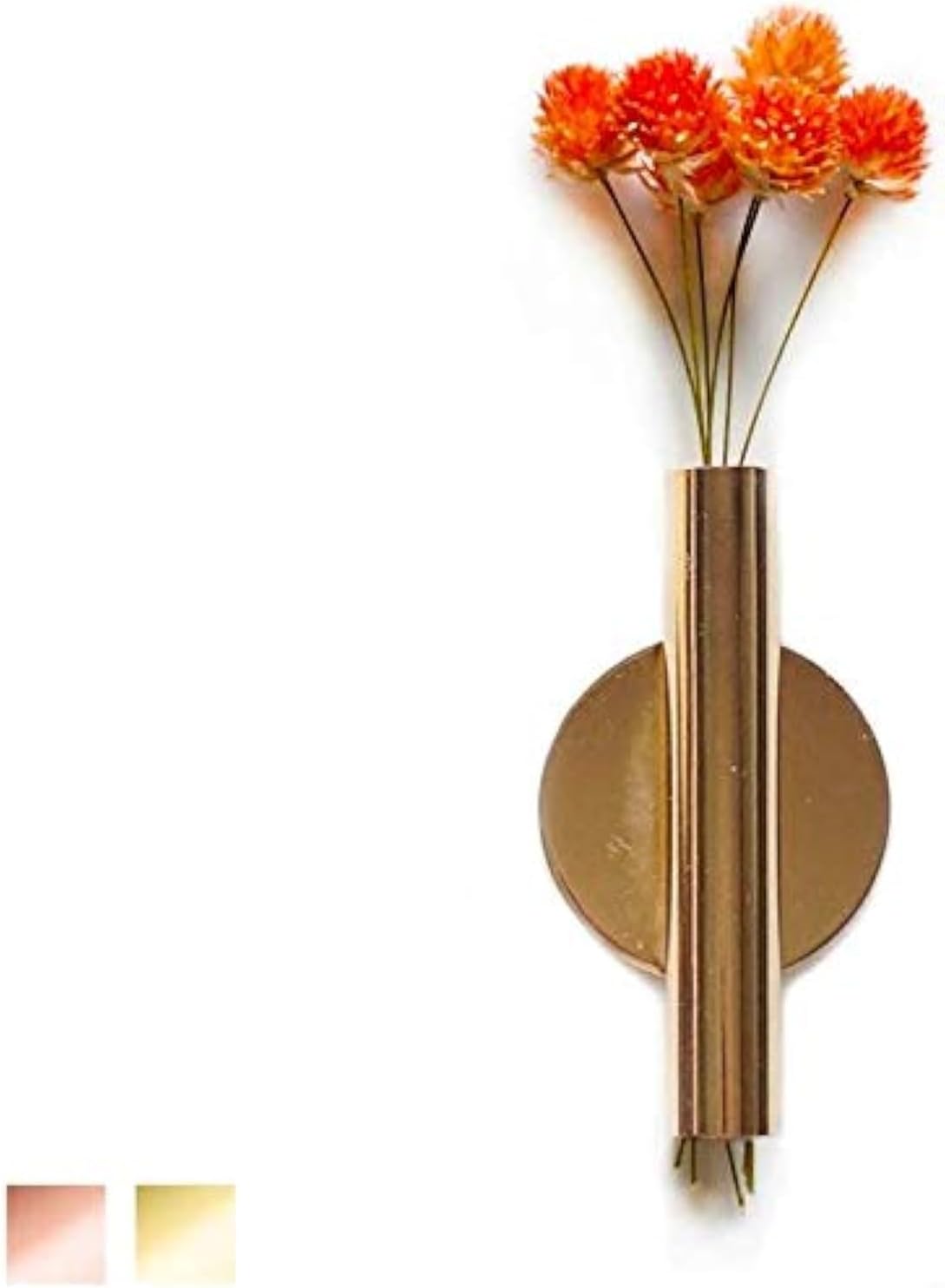 Wall-Mounted Flower Tube for Flower Display Wall Metal Vase Decoration ...