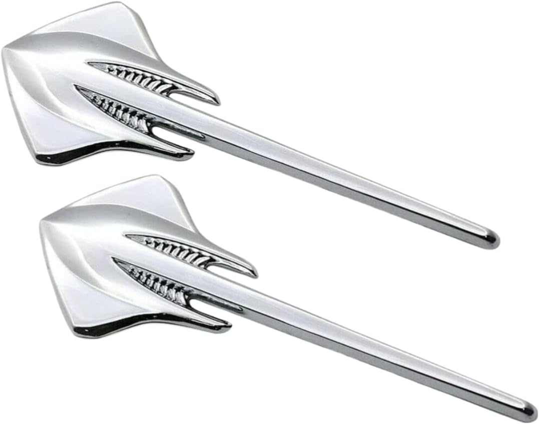 Amazon.com: 2PCS Corvette Stingray Mako Shark Emblem C7 Silverado ...
