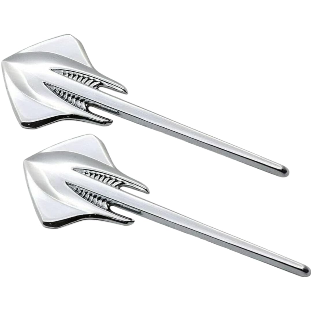 Amazon.com: 2PCS Corvette Stingray Mako Shark Emblem C7 Silverado ...