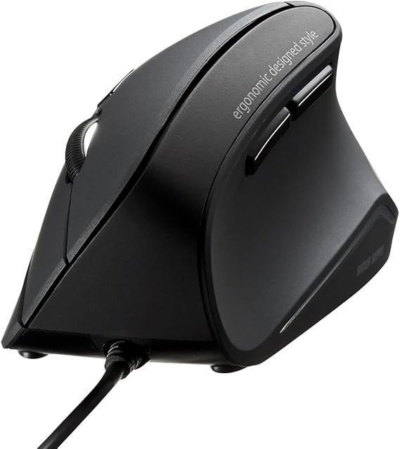 Amazon.com: SANWA Wired Ergonomic Mouse, Silent Click, Vertical ...
