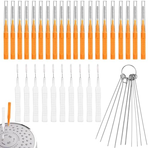 Amazon.com: uadbau Shower Head Cleaner Tool Set, Multi-Size Shower Head ...