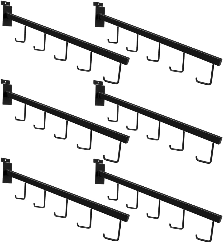 Amazon.com: WATHFKCU 6Pcs Slatwall Hooks Hangers Slatwall Accessories ...