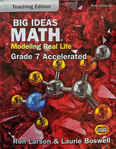 Amazon.com: Big Ideas Math: Modeling Real Life Common Core - Grade 7 ...
