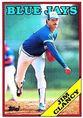 Amazon.com: 1988 Topps #54 Jim Clancy - Toronto Blue Jays (Baseball ...