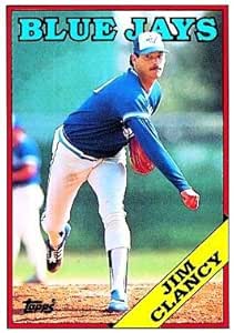 Amazon.com: 1988 Topps #54 Jim Clancy - Toronto Blue Jays (Baseball ...
