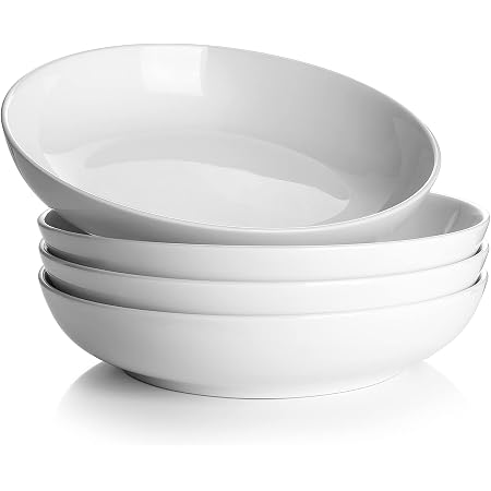 Amazon.com | DeeCoo 7 Pack Porcelain Pasta Bowls Ceramic Salad Soup ...