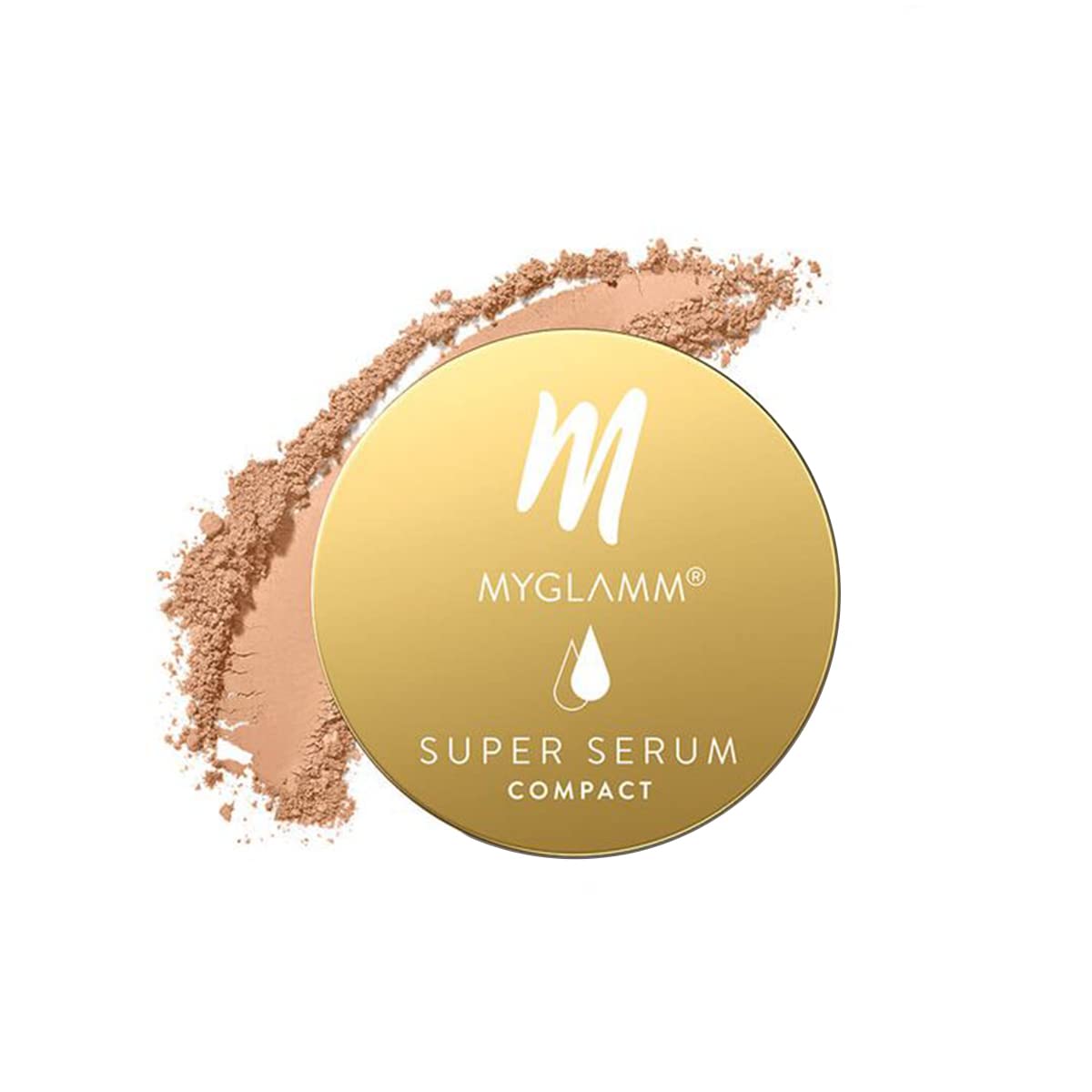 MyGlamm Super Serum Compact - 202W Latte, 9g | Infused With Hyaluronic Acid & Vitamin E | Matte ...