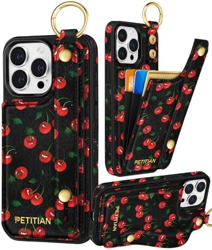 Amazon.com: Petitian for iPhone 13 Pro Case with Wallet - Women Girls ...