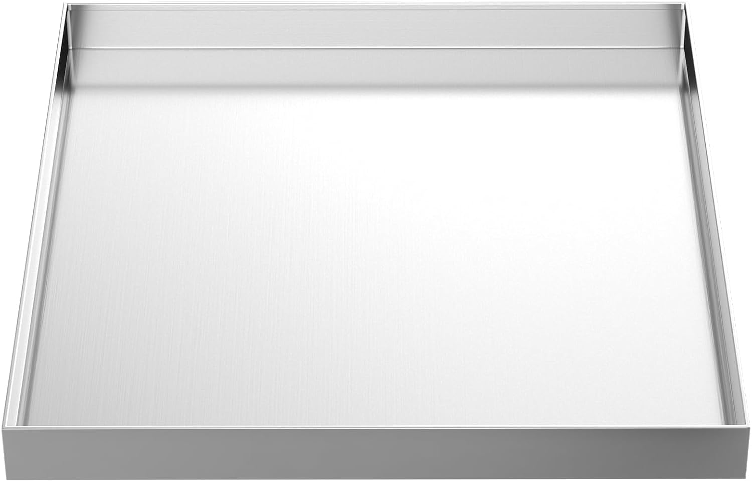 Amazon.com: Sanbege 304 Stainless Steel Washer Drain Pan with Bottom ...