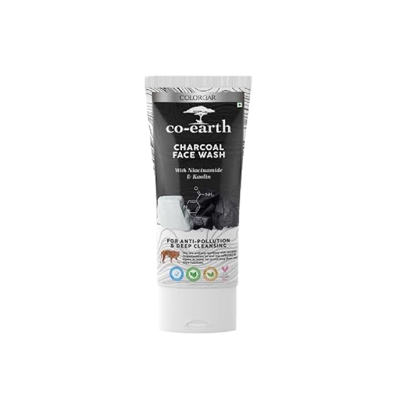 Colorbar Co-Earth Charcoal Face Wash 100ml I Gently exfoliate dead skin ...