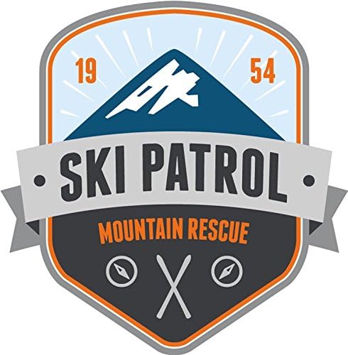 Amazon.com: Ski Patrol Mountain Rescue 1954 Sport Car Bumper Sticker ...