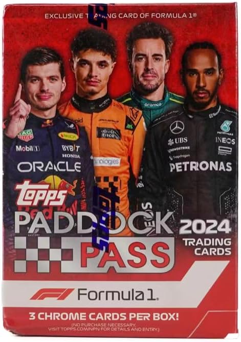 2024 Topps Paddock Pass F1 Formula 1 Blaster Box 6 Packs Per Box, 5 ...