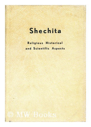 Shechita (Part II of "Edut Ne'emana") Religious and Historical Research ...