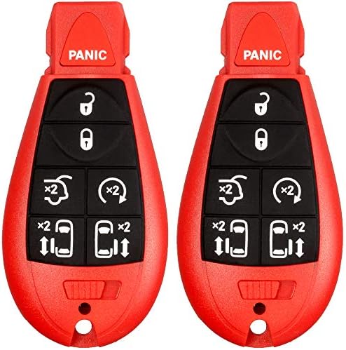 Amazon.com: 1 New Red Keyless Entry 7 Buttons Remote Start Car Key Fob ...