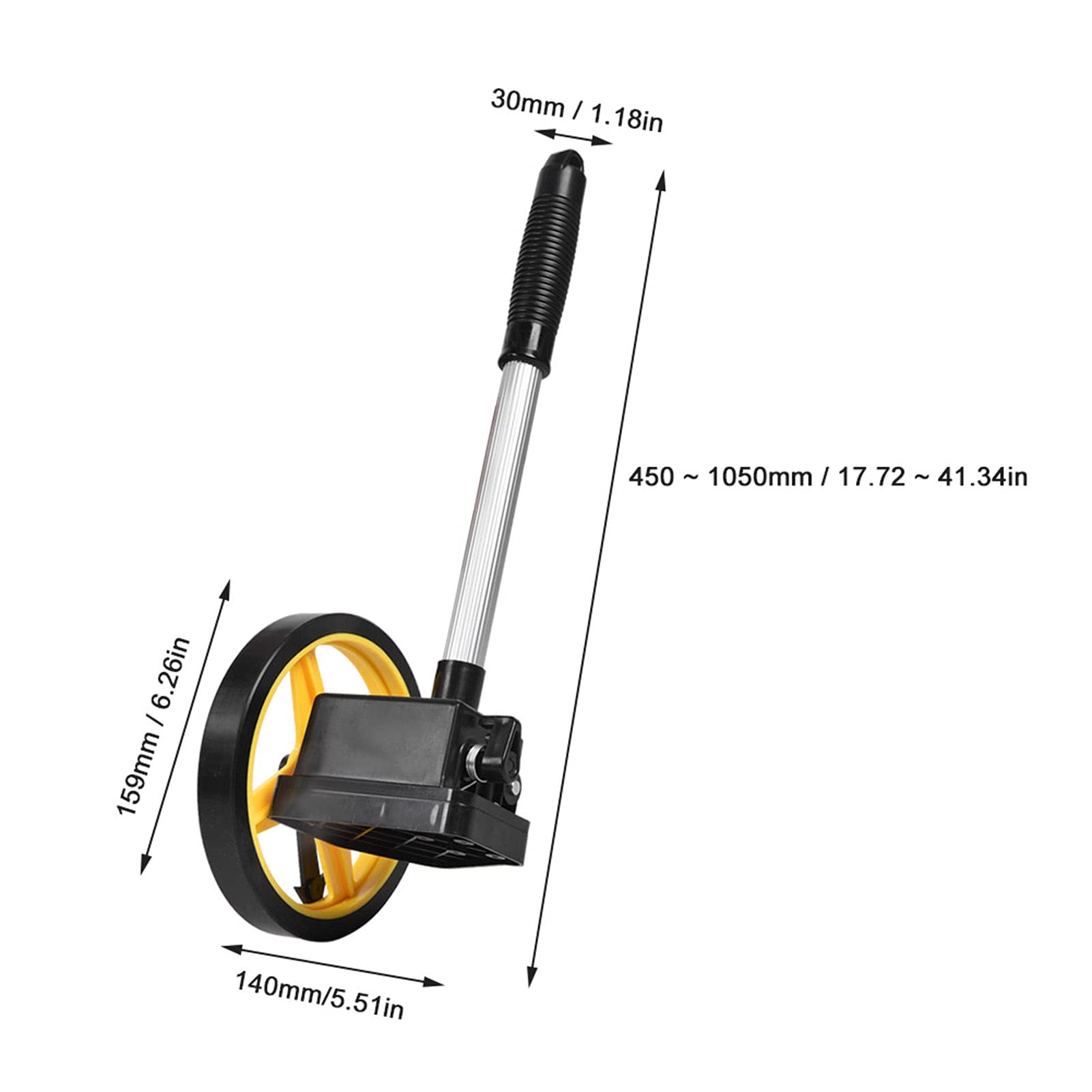 Anti-Deformation Distance Measuring Wheel, Distance Wheel, Portable ...