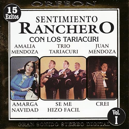 Amazon.com: Sentimiento Ranchero, Vol. 1 : Amalia Mendoza: Digital Music