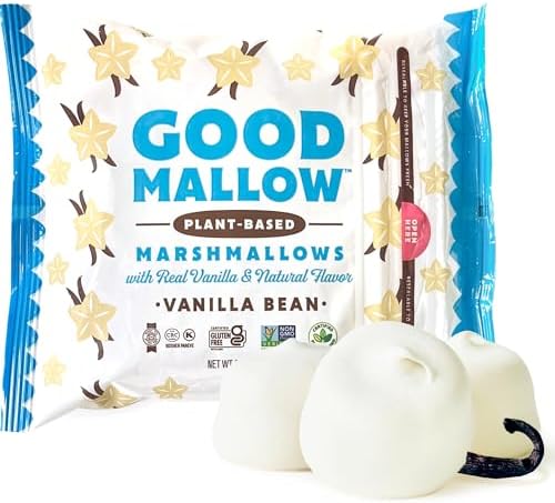 Amazon.com : GoodMallow Vegan Marshmallows - Large Kosher Gluten Free ...