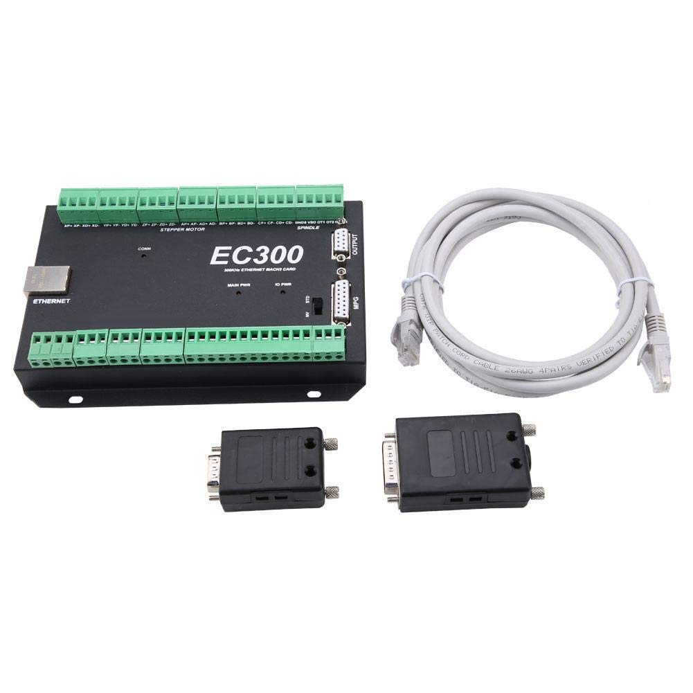 3-6 Axis 300 kHz Ethernet CNC Mach 3 Motion Controller Control Card Board 24 VDC EC 300 USB ...