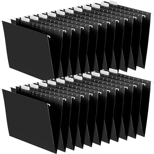Amazon.com : Tisancy 24 Pcs Hanging File Folders Reinforced Pretty ...