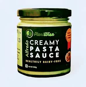 PlantWise Alfredo Creamy Pasta Sauce (Zero Cholesterol, Zero ...