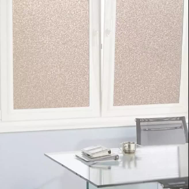 Buy SIA VENDORS Frosted Flower Pattern Window Privacy Film Glass Self ...