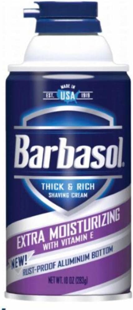 Amazon.com: Barbasol Soothing Aloe Thick & Rich Shaving Cream 10 Oz ...