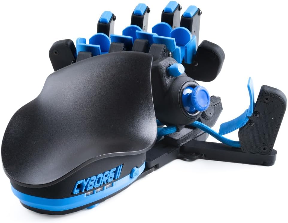 Amazon | AZERON サイボーグ Ⅱ ゲーミングキーパッド：PCゲーム向けのマッピング可能な片手用ゲーミングキーボード ; ホール ...