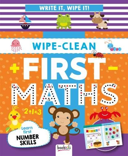 Wipe-Clean First Maths: Write It, Wipe It! (Write: 9781787726567: Books ...