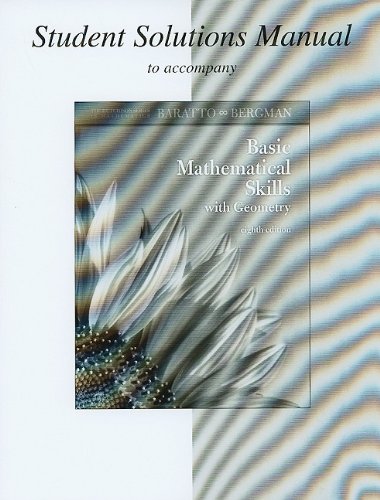 Amazon.com: Student Solutions to accompany Manual Basic Math Skills with Geometry: 9780077292065 ...