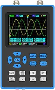 Oscilloscopes 2 Channel Handheld Oscilloscope 120M Bandwidth 500Ms ...