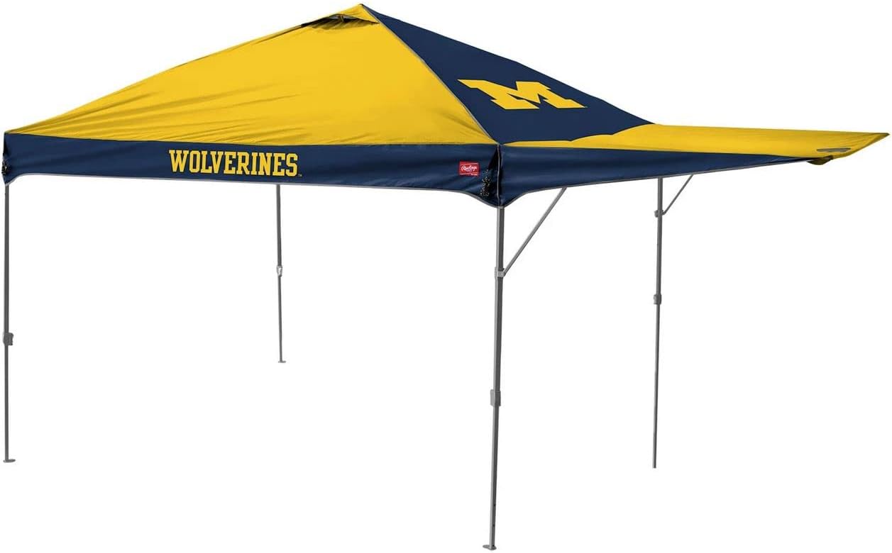 Amazon.com : Generic Michigan Wolverines 10x10 Canopy with 3-Way ...