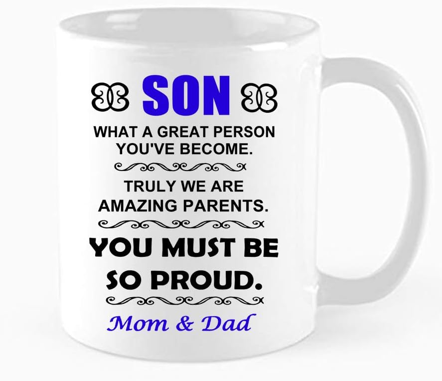 Amazon.com: Funny Family 11oz Coffee Mug - You Are My Favorite Son ...