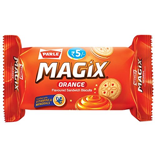 Parle Magix Kream Biscuit, Orange, 75.6g : Amazon.in: Grocery & Gourmet ...