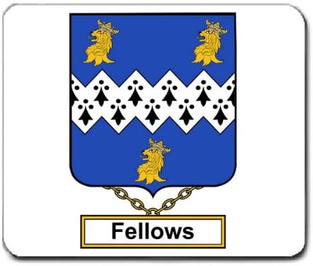 Amazon.com: Fellows or Fallow Family Crest Coat of Arms Mouse Pad ...