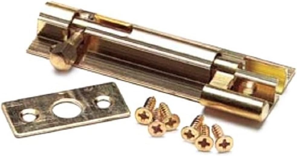 Merriway® BH00768 (2 Pcs) Cranked Swan Neck Surface Slide Door Bolt, 50 ...