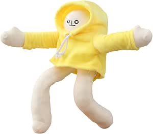 DALIAN Plush Banana Man Doll - Hoodie Wearing Banana Man Stuffed Toy ...