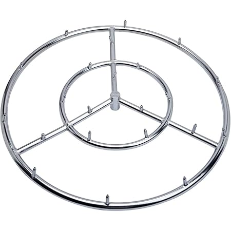 Amazon.com: Stanbroil 24 Inch Round Fire Pit Burner Ring for Natural ...