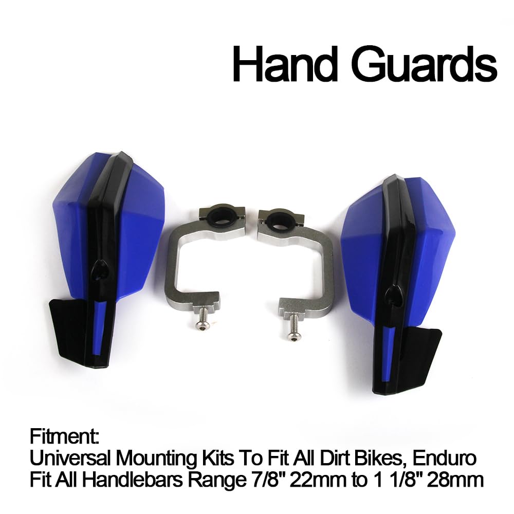 Snapklik.com : Dirt Bike Handguard ATV Hand Guards 7/8" 22mm 11/8" 28mm ...
