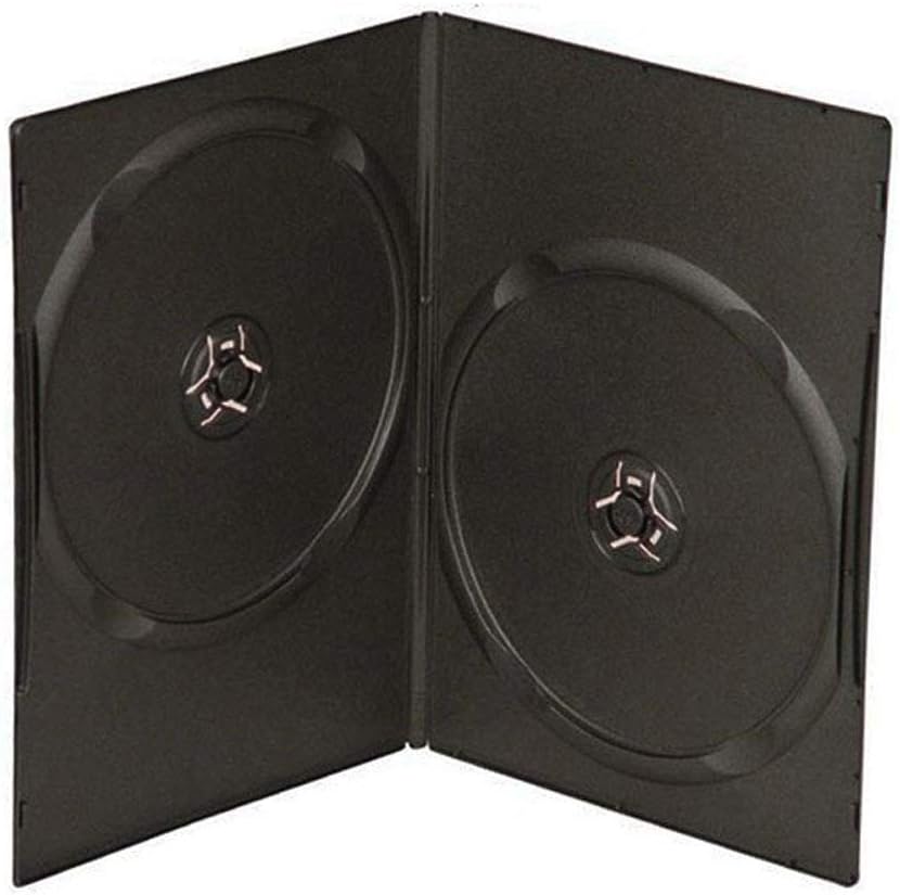 Amazon.com: AcePlus Premium Double 2-Disc DVD Cases in 14mm Standard ...