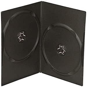 Maxtek 7mm Slim Black Double CD/DVD Case, 50 Pieces Pack.: Amazon.co.uk ...