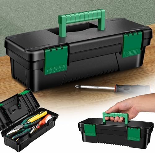 Amazon.com: Small Tool Box 10-inch Plastic Tool Boxes With Handle ...