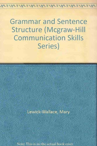 Buy Grammar and Sentence Structure (McGraw-Hill Communication Skills ...