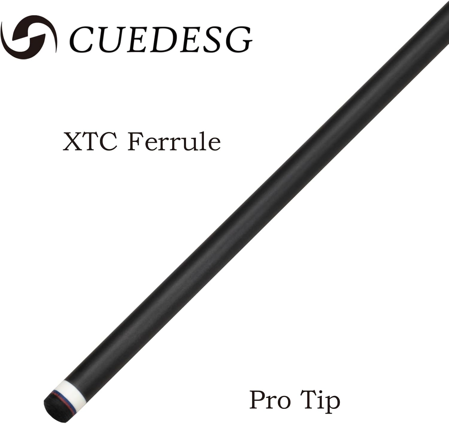 Pool Cue Shaft RHINO Carbon Fiber - 30 Inch Low Deflection Quick ...