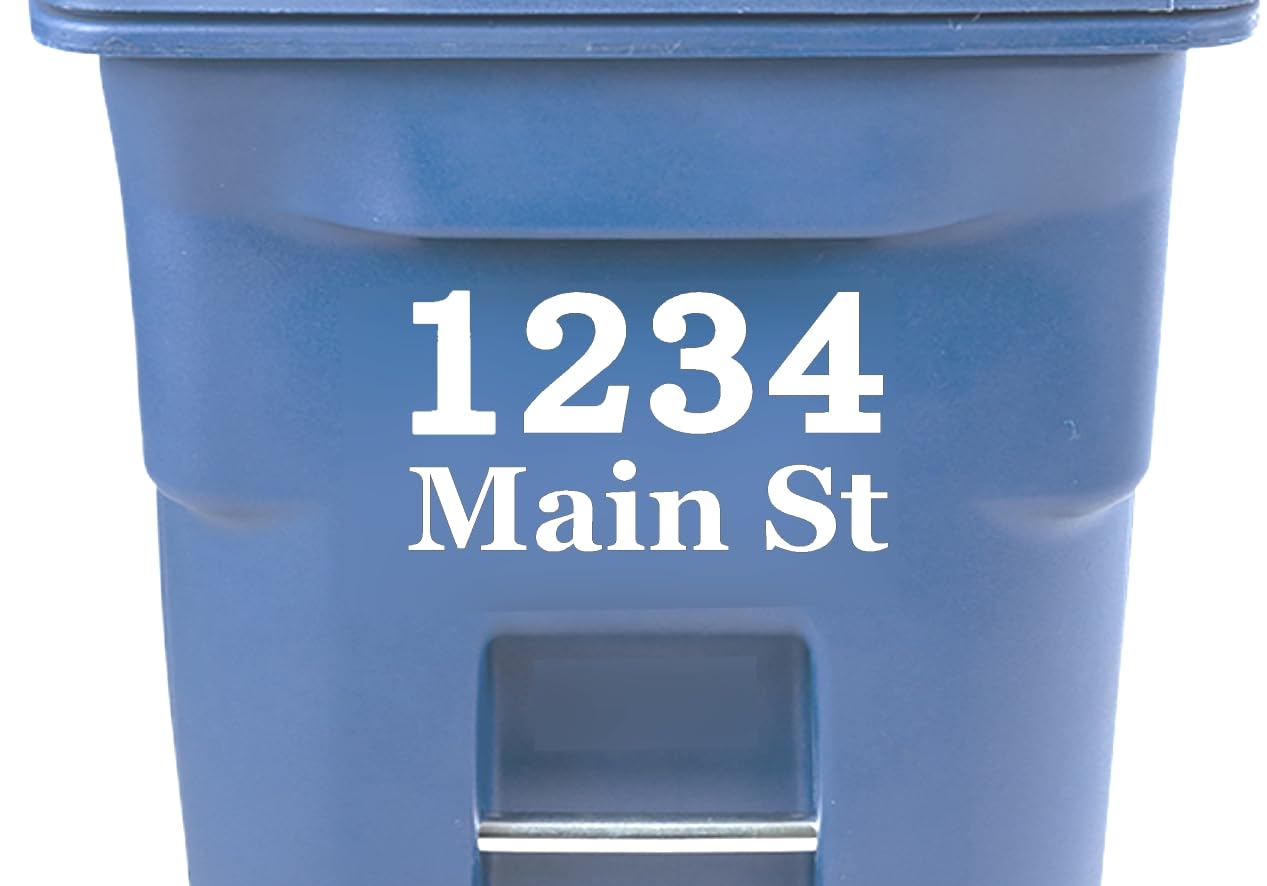 Amazon.com - BERRYZILLA Custom Garbage Can Loss Prevention Decal ...