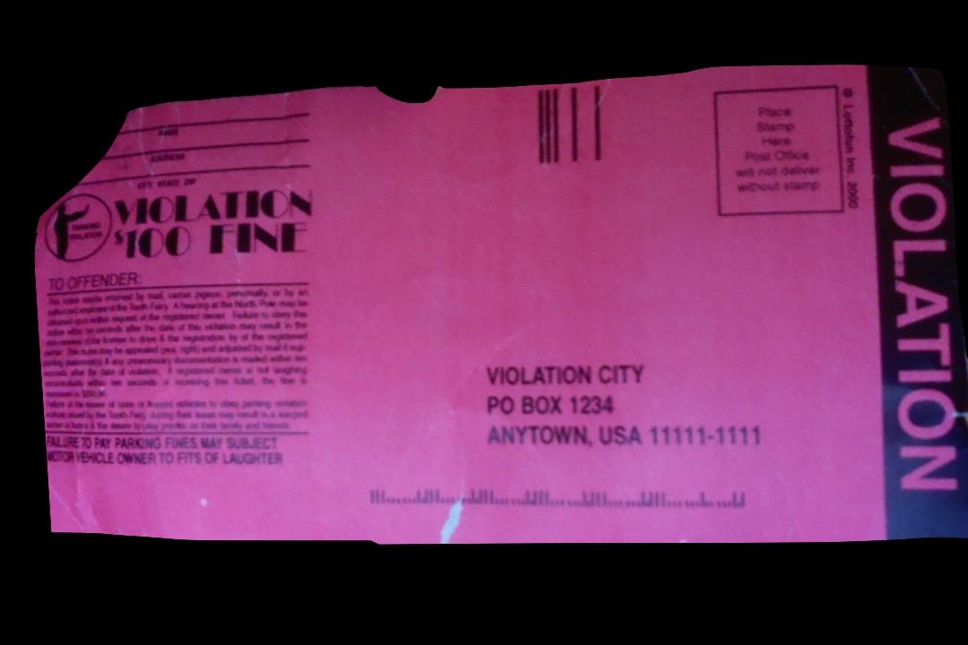 Amazon.com: Set of 10-Fake Parking Tickets : Toys & Games