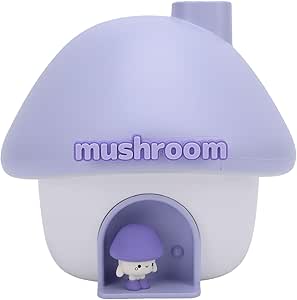 Amazon.com: 300ml Mini Desktop Humidifier, Mushroom House Design, with ...