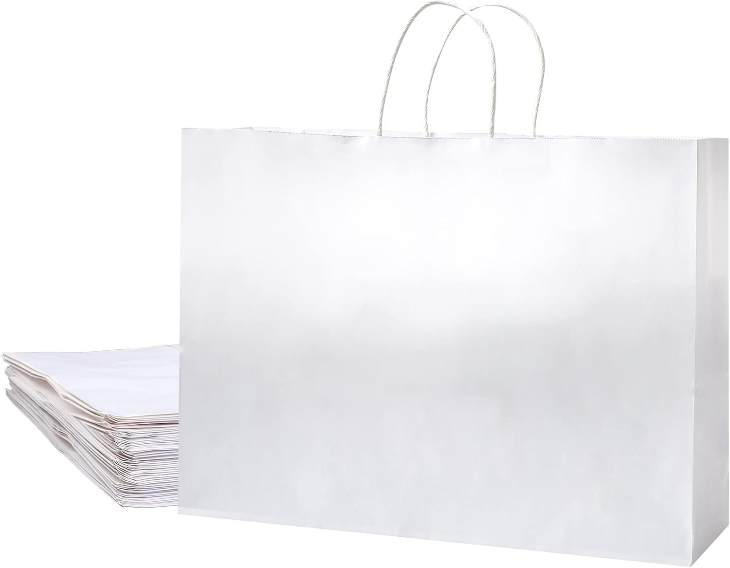Amazon.com: Ecoptimize Kraft Paper Bags with Handles, 30 PCS 16"x6"x12 ...