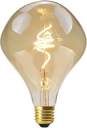 WOAPRU Large Irregular Surface Vintage Candlelight Oversized Edison ...