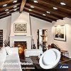 Amico 12 Pack 6 Inch 5CCT Gimbal LED Recessed Lighting, Directional ...