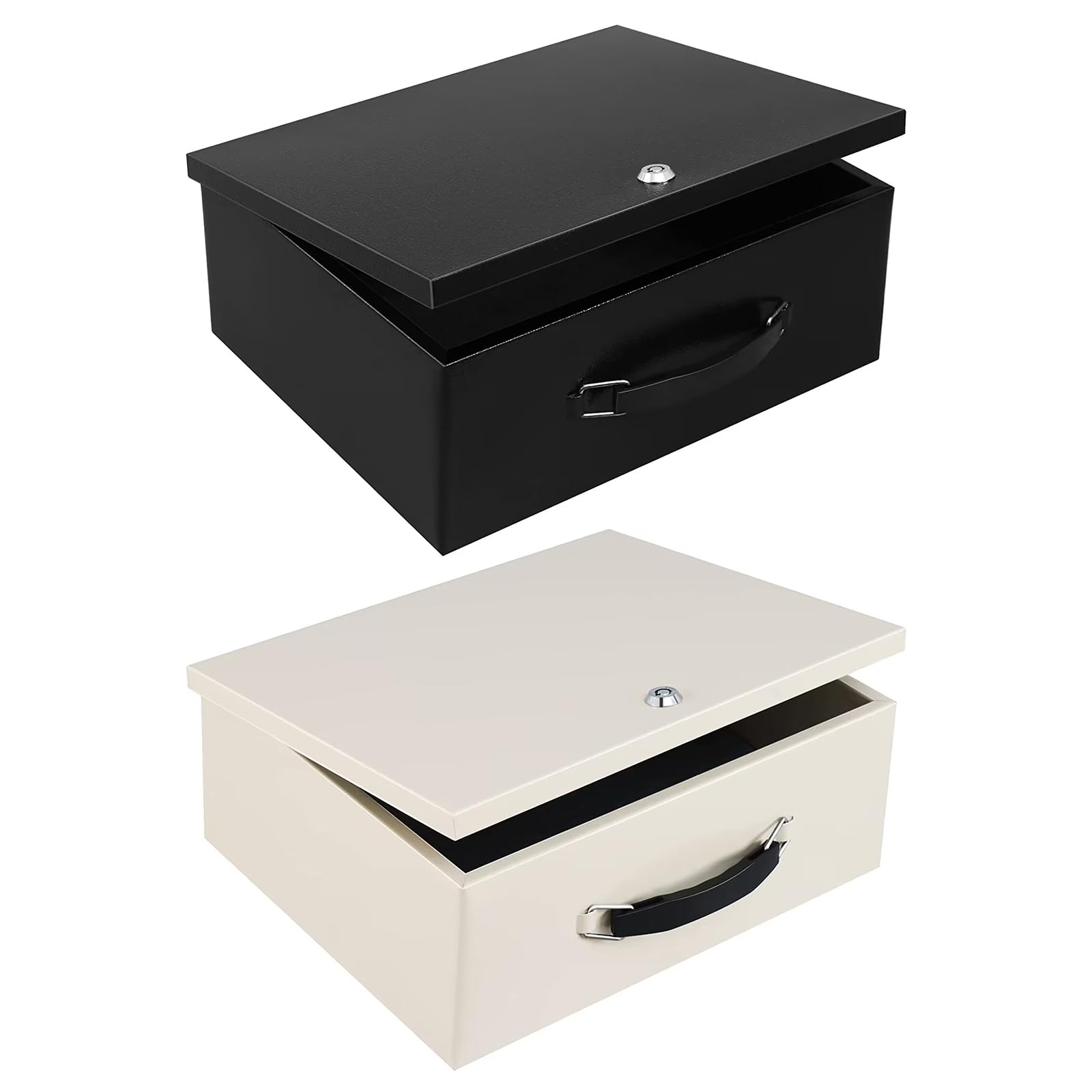 Dalmbox Portable Fire Safe Box with Key Lock,13.2”x 11”x 5.1'', Fire ...